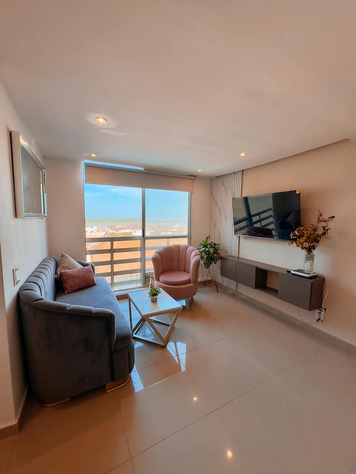 Apartment In Riomar Near Puerta De Oro And Gran Malecón - Barranquilla