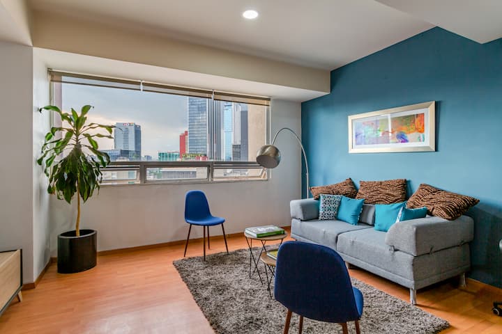 Cozy Ph, Located, Insurgentes, Roma, 24h Security - Mexiko-Stadt