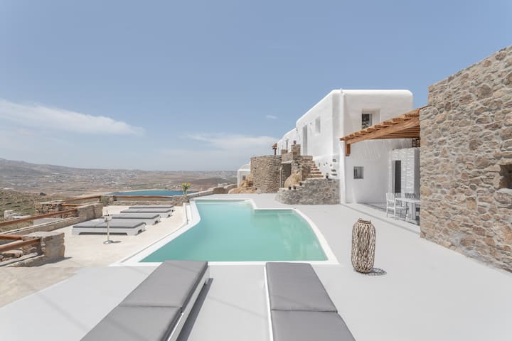 Salty Luxury Villa Close To Alemagou Beach - Mykonos