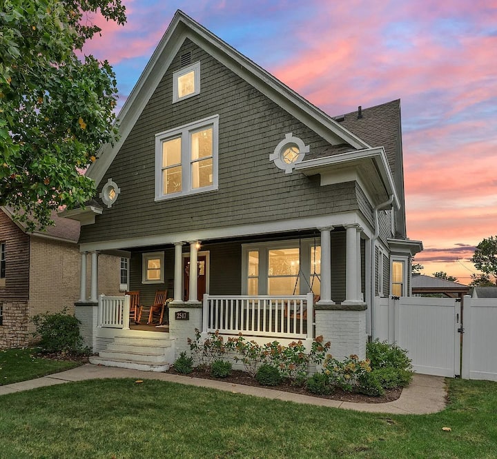 City Ctr|fire Pit|games • Mins To Beach And Dunes! - Michigan City