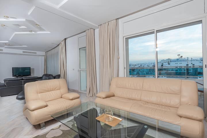 Appartement Hôtelier ÉLégant Avec Vue Panoramique - Tunis