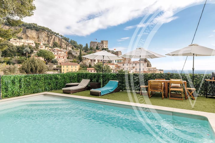 Villa With Private Rooftop Pool Roquebrune Village - Roquebrune-Cap-Martin