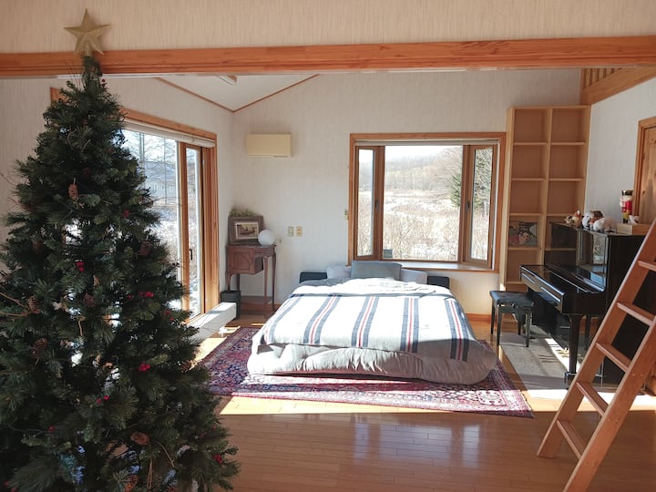 【Hokkaido Gateway】autumn Bbq+fireplace&skiing - Hokkaidō