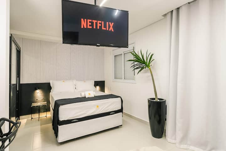 Completo, Vaga, Ar, Sauna Próx Maia Aeroporto Gru - Guarulhos