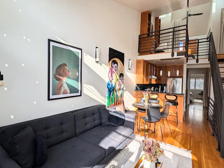 Central, Bright & Quiet Loft Townhouse - Japantown - San Francisco