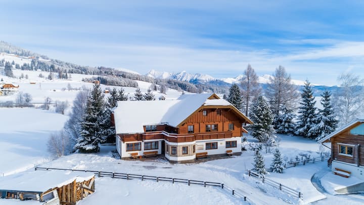 Xxl-15p Groots & Gezellig In Landhaus Mauterdorf - Obertauern