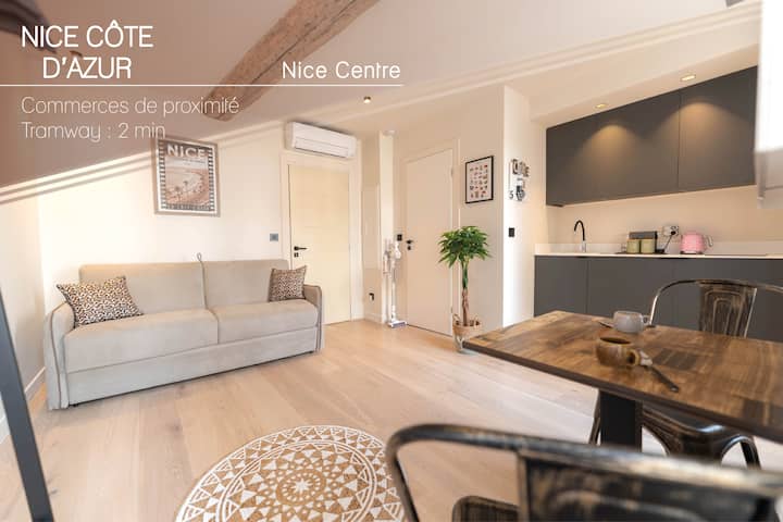 Dr Charmant Studio Wifi Clim - Nice