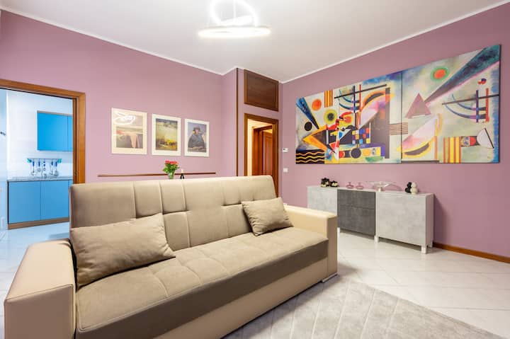 Parma Station Colorful Apartment With Balcony X5 - Parma