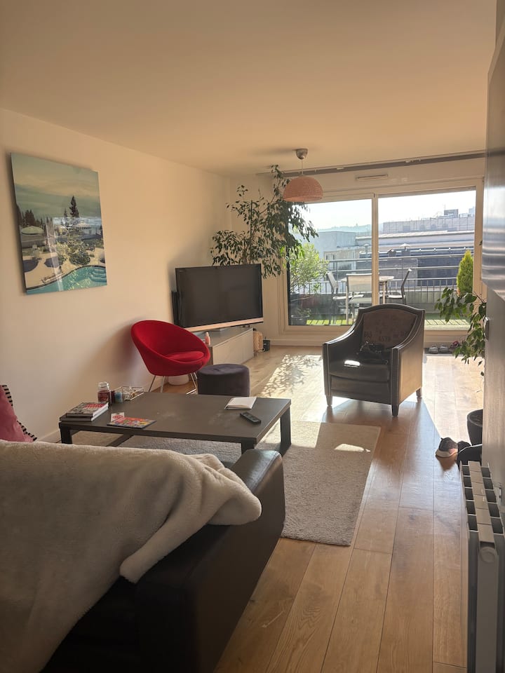 Grand Appartement Avec Terrasse - Suresnes