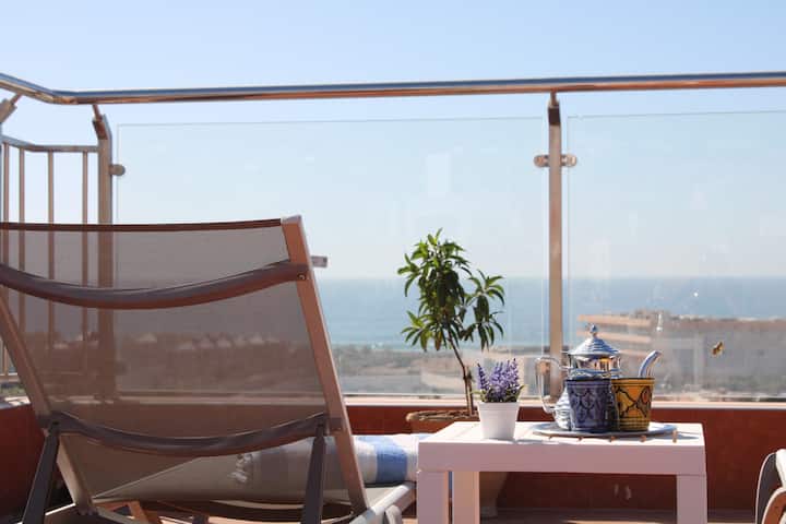 Apt Spacieux&cosy 5min De La Plage Fibre Optique - Taghazout