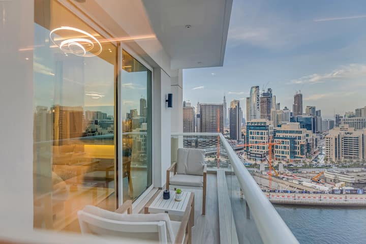 Dubai Bling S+1l Vue Burj Khalifa -Business Bay - Dubaï