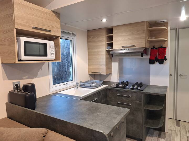 Mobil Home 6/8 Pers & Terrasse Bonne Anse. 2 Sdb - Les Mathes