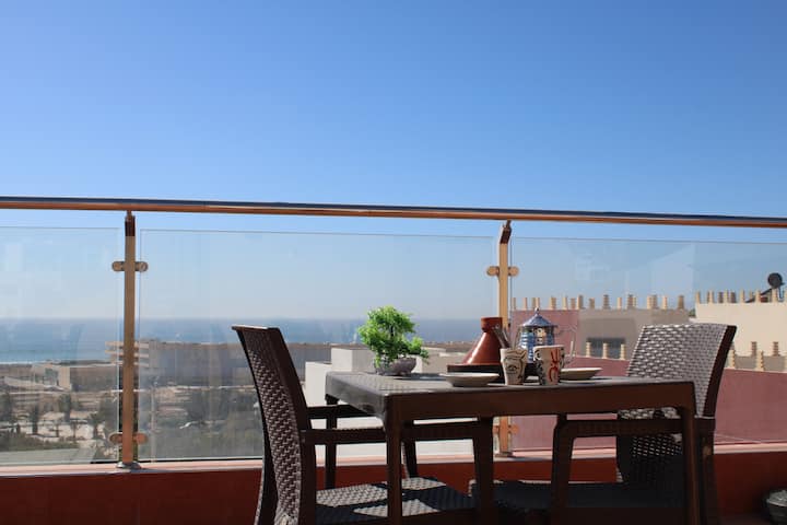 Apt Cosy, Vue Océan Fibre Optique #7 - Taghazout