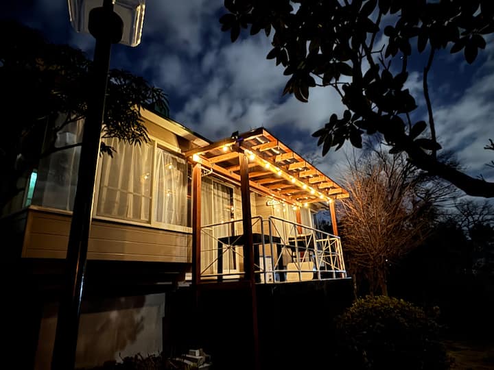 大室山まで5分。 ＢＢＱが楽しめるコテージ大室山（ペット同伴可） - Kawana