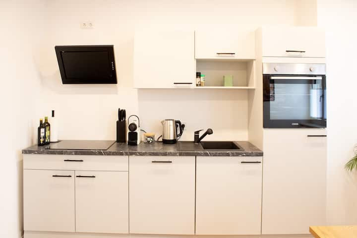 Urbanes Messe Apartment - フランクフルト