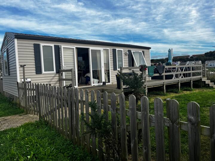 Mobil Home 5p, Terrasse Vue Mer - Équihen-Plage