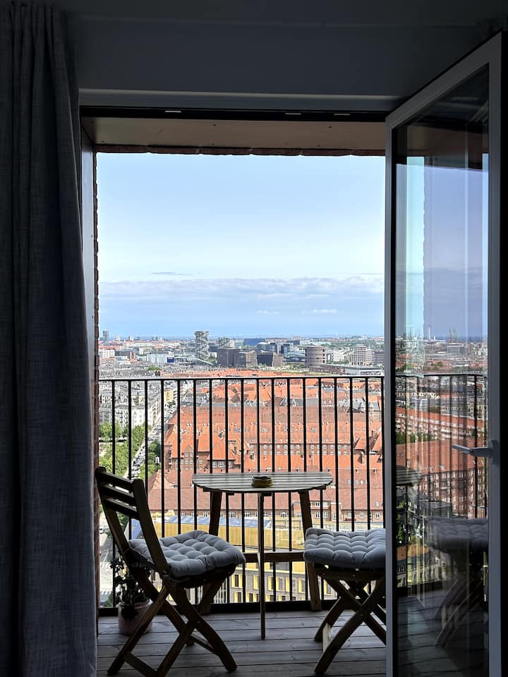 Unik Lejlighed Med Panoramaudsigt Over København - Copenhague