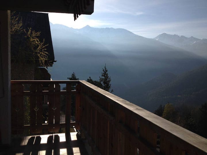 Appartement Cosy Plein Sud - Vercorin