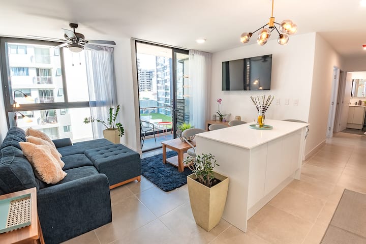 Premium | Balcón | Piscina | Gym | Céntrico | A/c - Escazu