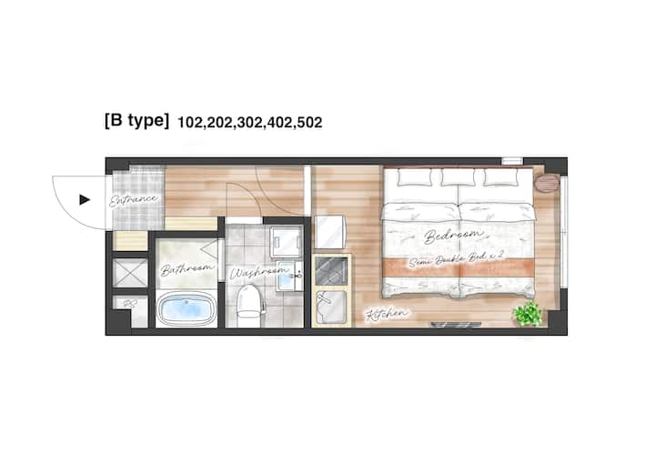渋谷12分/新築/202室/2bed/駅8分/コンビニ1分 - 調布市