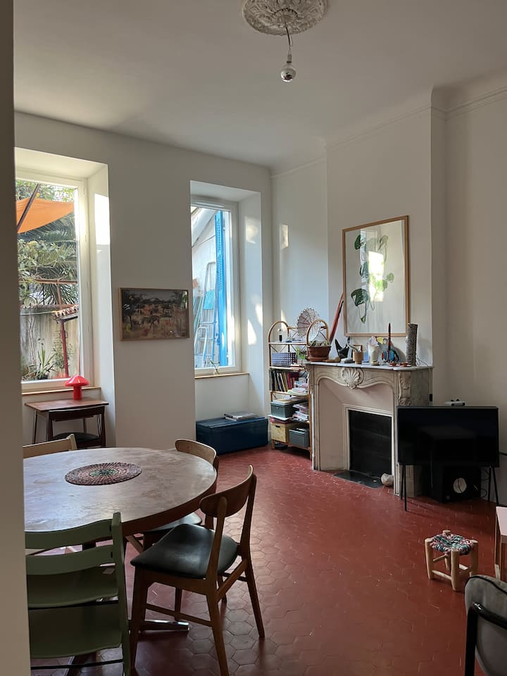 Appartement & Jardin De Charme - Parc Longchamp - 마르세유