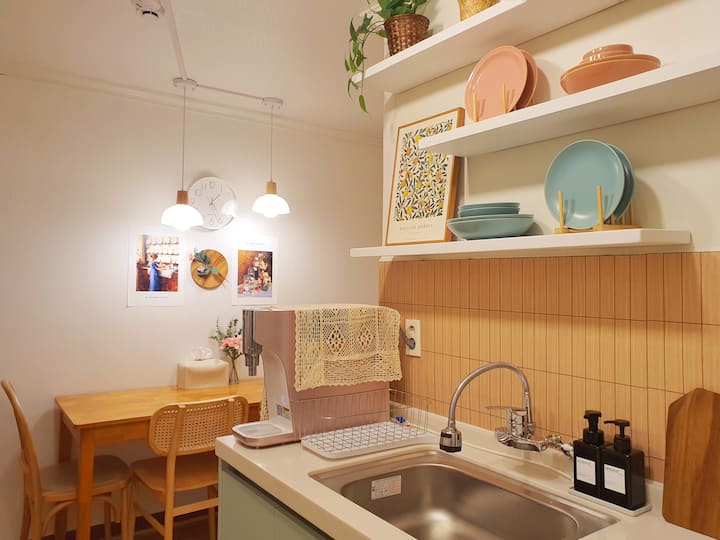 [Stay.w] 광안역 3분/ 광안리해변 10분/ 2rooms 3qbed/ 광안리 드론쇼 - Busan