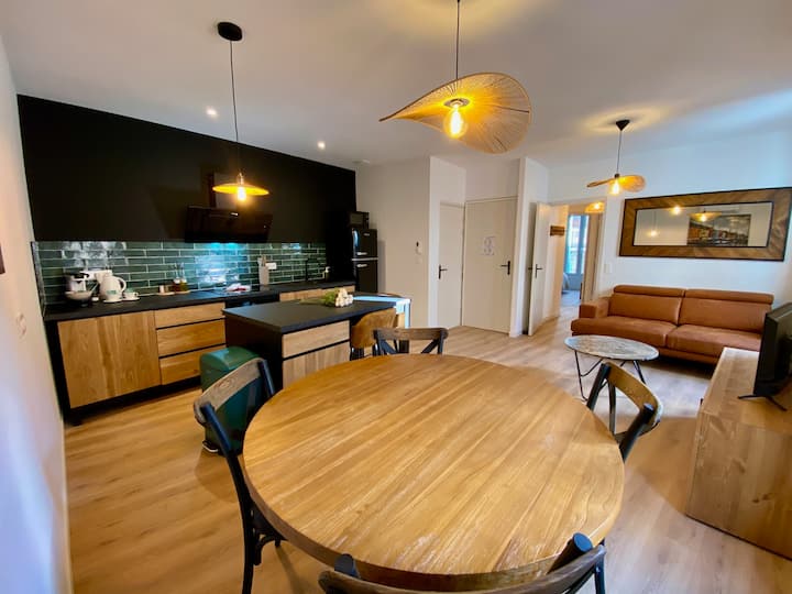 "Mabel" -  T3 Climatisé, Wifi, Quartier Haut - Sète