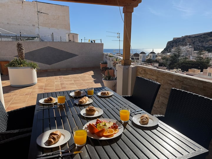 Terrace With Views Near The City Center - Águilas