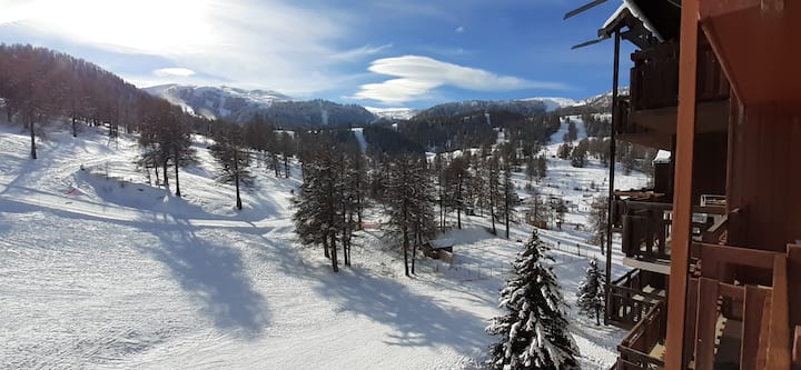 Cocon Des Neiges Exposé Sud Vue Pistes Risoul - Risoul