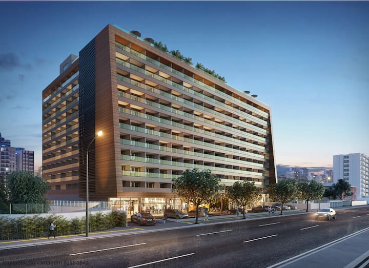 Studio Aconchegante Com Rooftop - Brazil