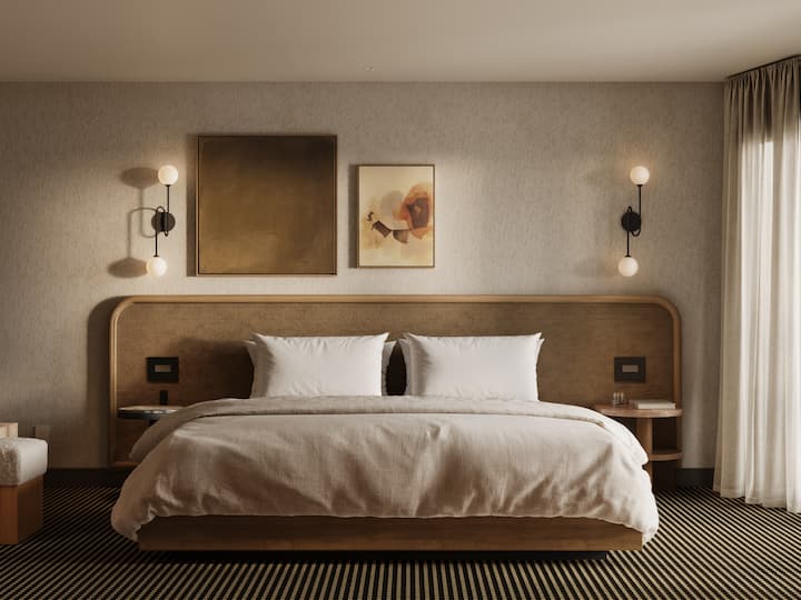 The Kenrick: Deluxe King Room With Steam Shower - Banff