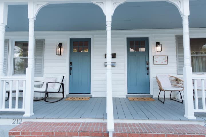 Duplexes By Central Park-2 Blocks 2 Beach-king Bed - Cape Charles, VA