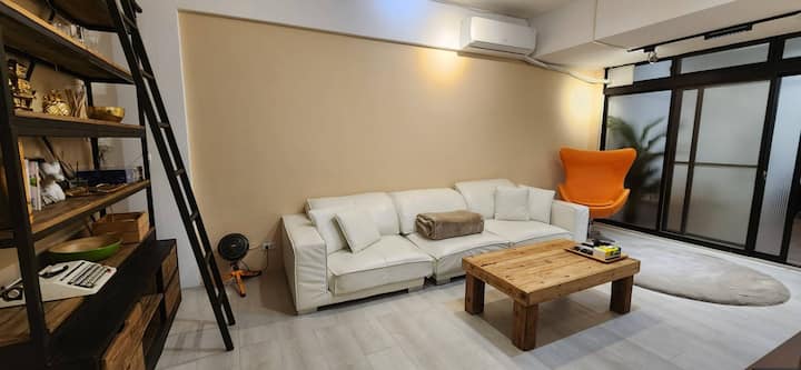 Feb Hot Sale |近大巨蛋|全室變頻冷暖空調|可住10人|庭院平面一樓|親子友善房 - Keelung City