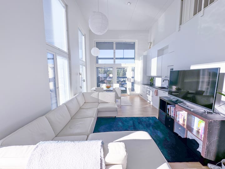 Luxury Loft W/ Sauna & 2xbalcony - Espoo
