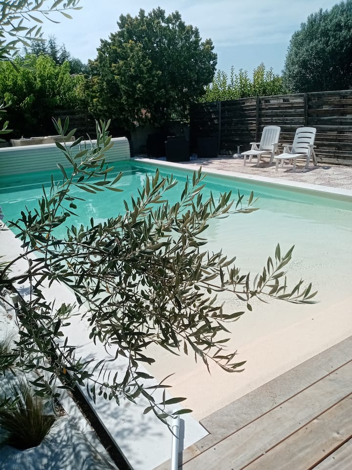 Appartement Avec Piscine Dans Maison - Mazan