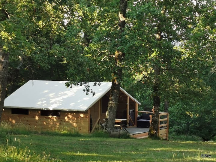 Drôme Esprit Nature Tentes Lodge Et Tente Cabane - Dieulefit