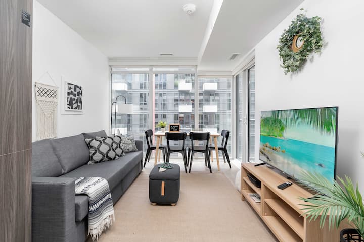 50% Off Monthly – Modern 1br Condo W/ Amenities - Mississauga