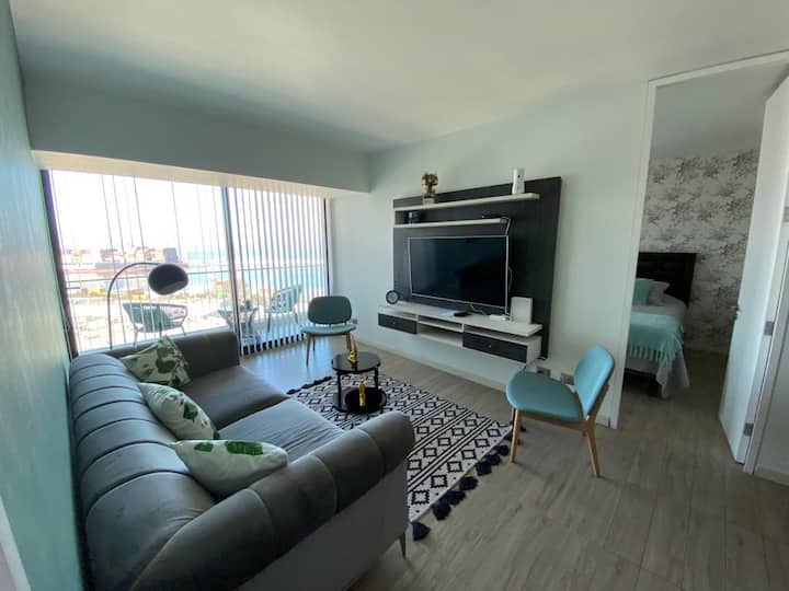 Bello Dpto. Edificio Pto Nuevo, 4 Personas Cod1606 - Antofagasta, Chile