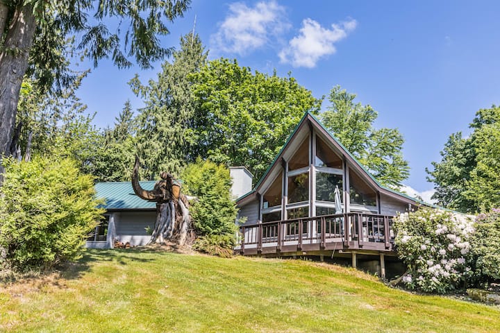 Forest Retreat / Sauna, Fireplace, Firepit & Bbq - Lake Marcel, WA