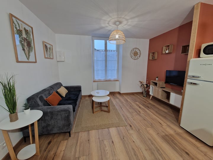 Studio 374 - Chaleureux, Parking Privé Et Fermé - Châteauroux