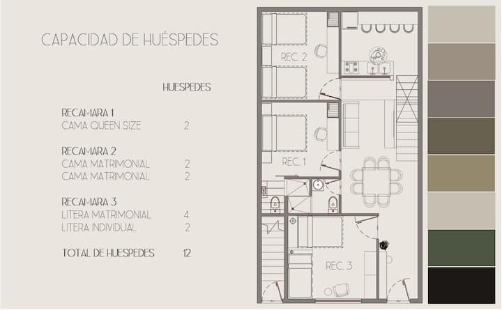 ¡ A 90m De La Feria | Céntrico | Acogedor ! - Aguascalientes