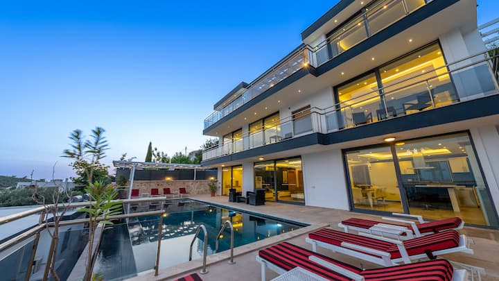 Kalkan İSlamlarda öZel Havuzlu Geniş Villa Chill 1 - Kalkan