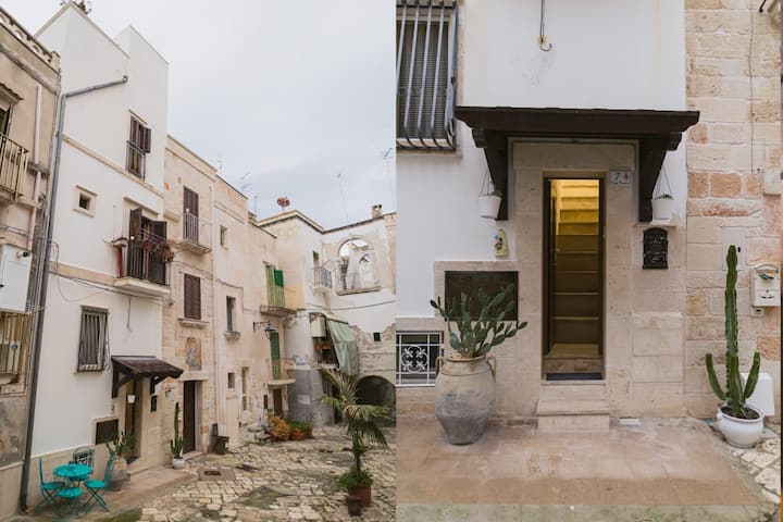 Il Mare Tra I Tetti - Casa Indipendente Nel Centro - Monopoli
