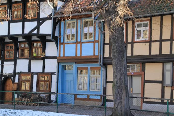 Blaues Häuschen Fw Mit Innenhof - Quedlinburg