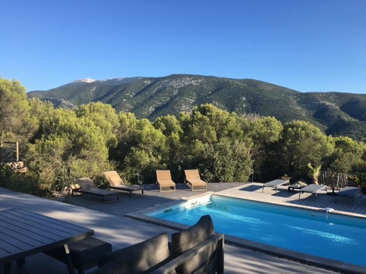 Villa Des Baronnies Face Au Ventoux 10 Personnes - Mont Ventoux