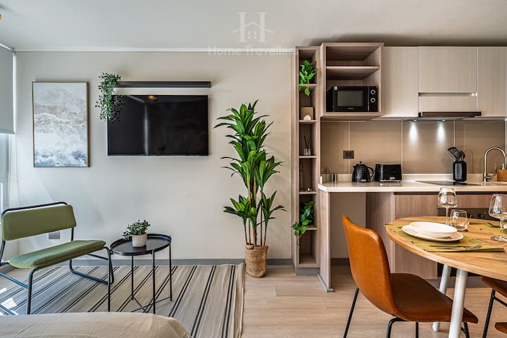 Ht Acogedor Estudio En Santiago 2 Pax - 聖地牙哥