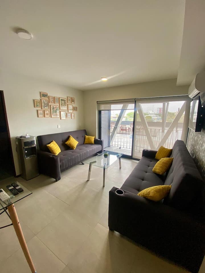 Departamento Moderno Equipado  Pasos Del Centro. - Guadalajara