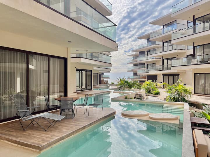 Penthouse Frente Al Mar Con Terraza Privada - Mexico