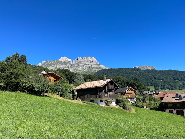 Chalet Avec Vue Sur Chaine Du Mont Blanc - Cordon