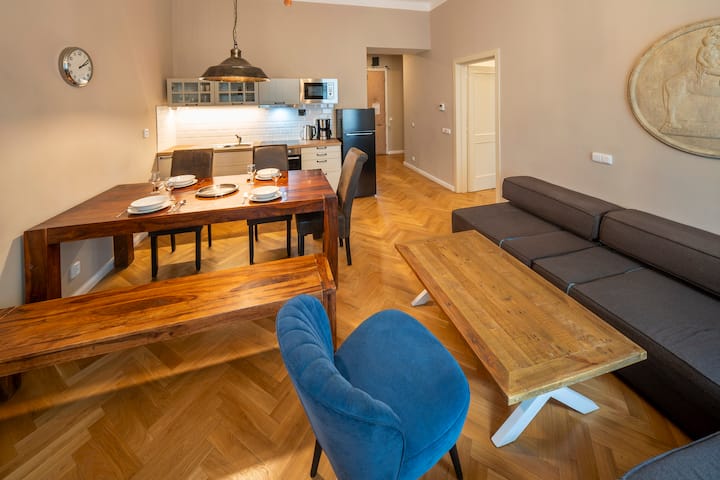 Downtown -2 Room Large Apartment - Prague